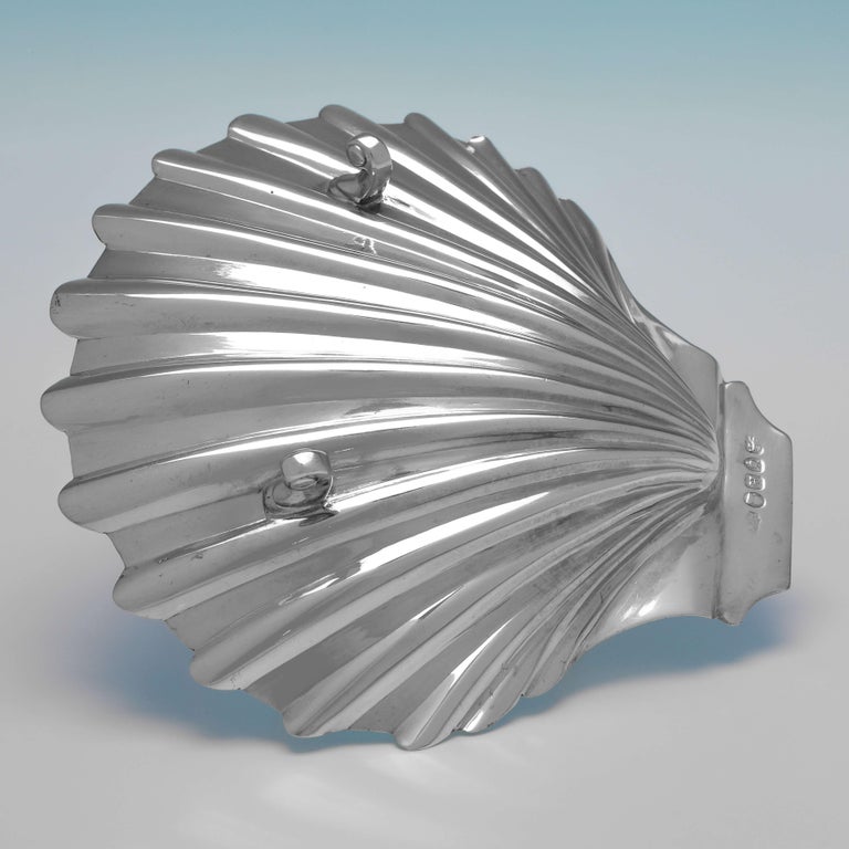 George III Period Antique Sterling Silver Butter Shell - London 1803 T ...