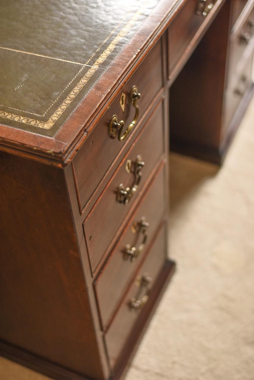 George III Period Mahogany Partner's Desk, circa 1800 For Sale at ...