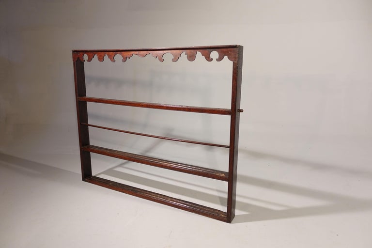 George III Period Oak Delft Rack at 1stDibs | delft rack shelf