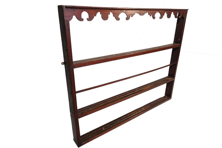 George III Period Oak Delft Rack at 1stDibs | delft rack shelf