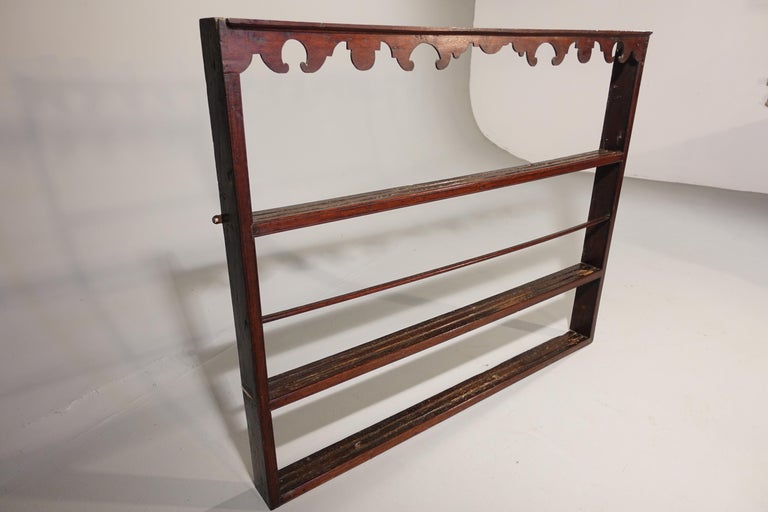 George III Period Oak Delft Rack at 1stDibs | delft rack shelf