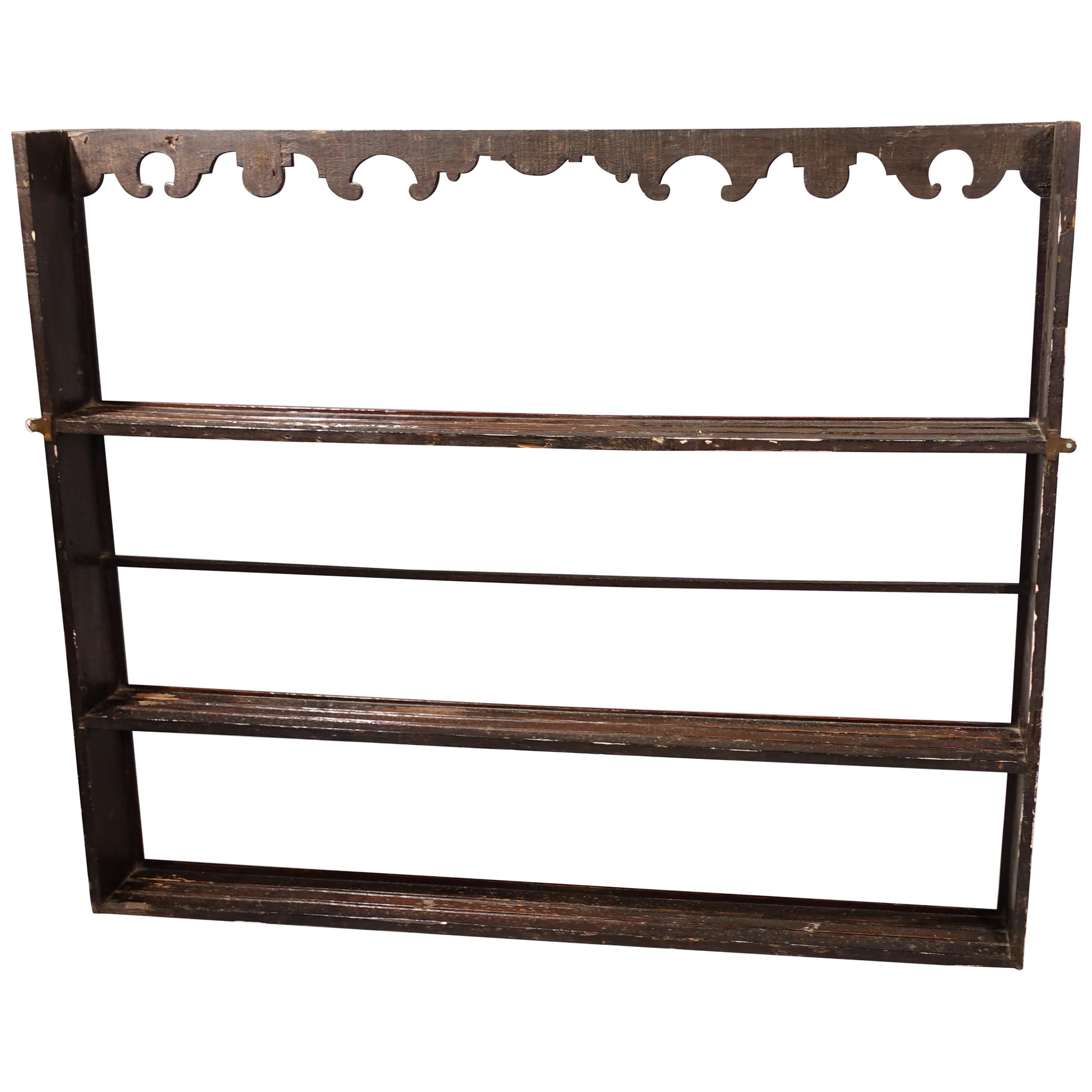 George III Period Oak Delft Rack at 1stDibs | delft rack shelf