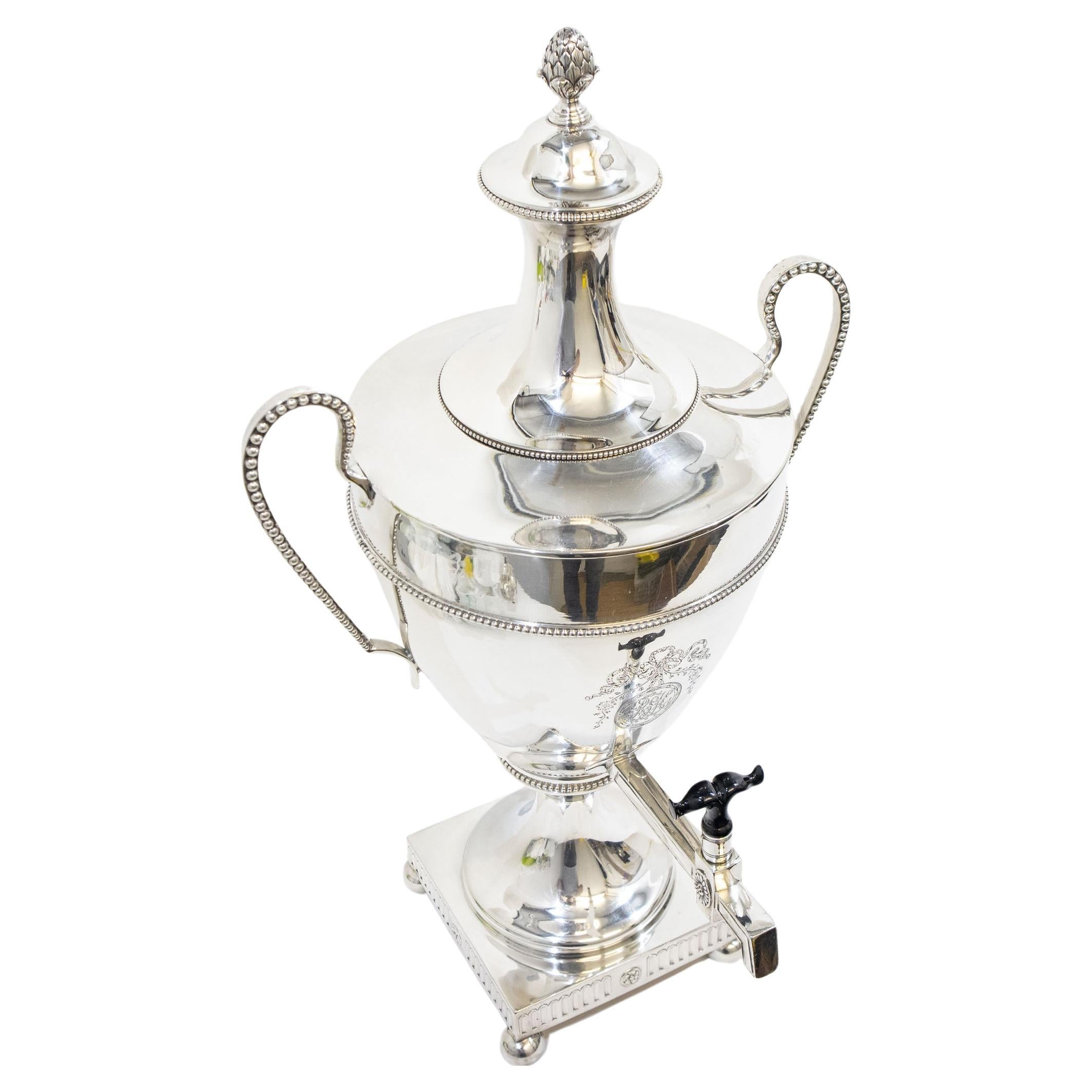 George III Silver Tea Urn For Sale at 1stDibs