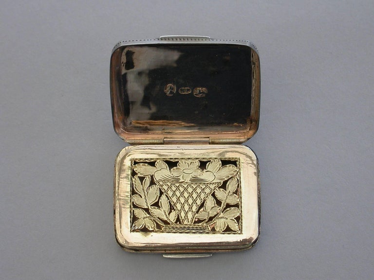 George III Silver Vinaigrette 'Tilbury Carriage' by Samuel Pemberton ...