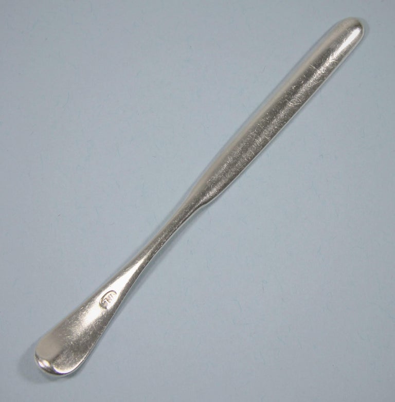 George III Small Sterling Silver Marrow Scoop by John Lambe For Sale at ...