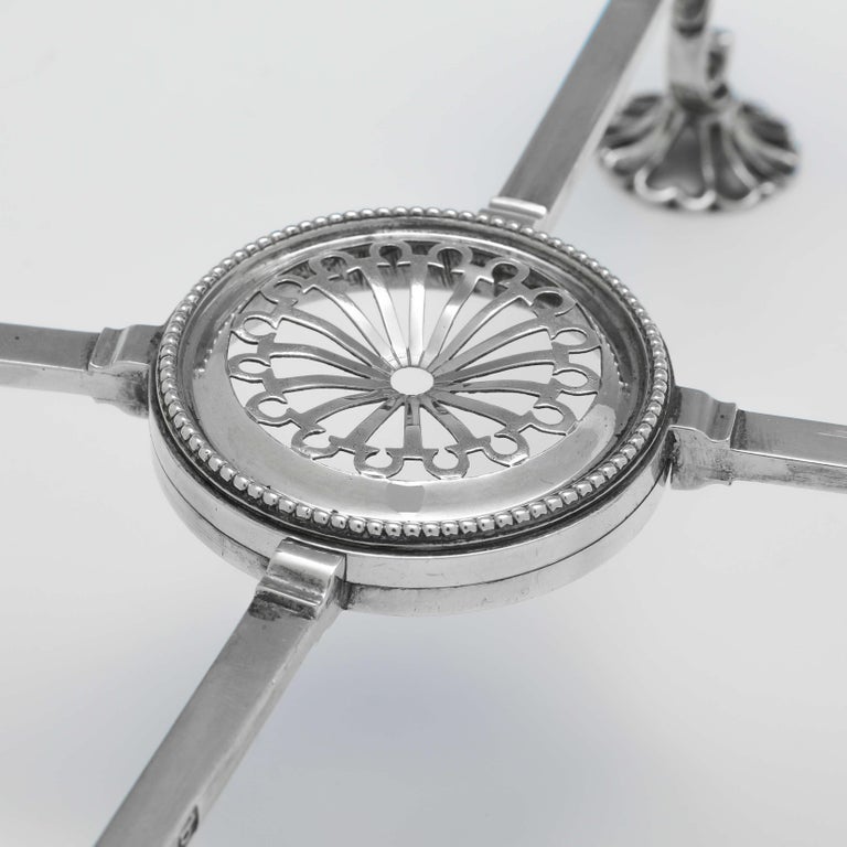 George III Sterling Silver Dish Cross, Dish Stand, London 1777 For Sale ...