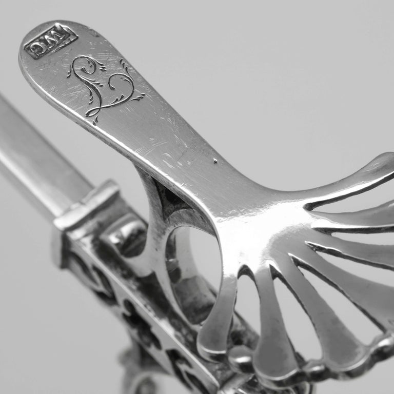 George III Sterling Silver Dish Cross, Dish Stand, London 1777 For Sale ...