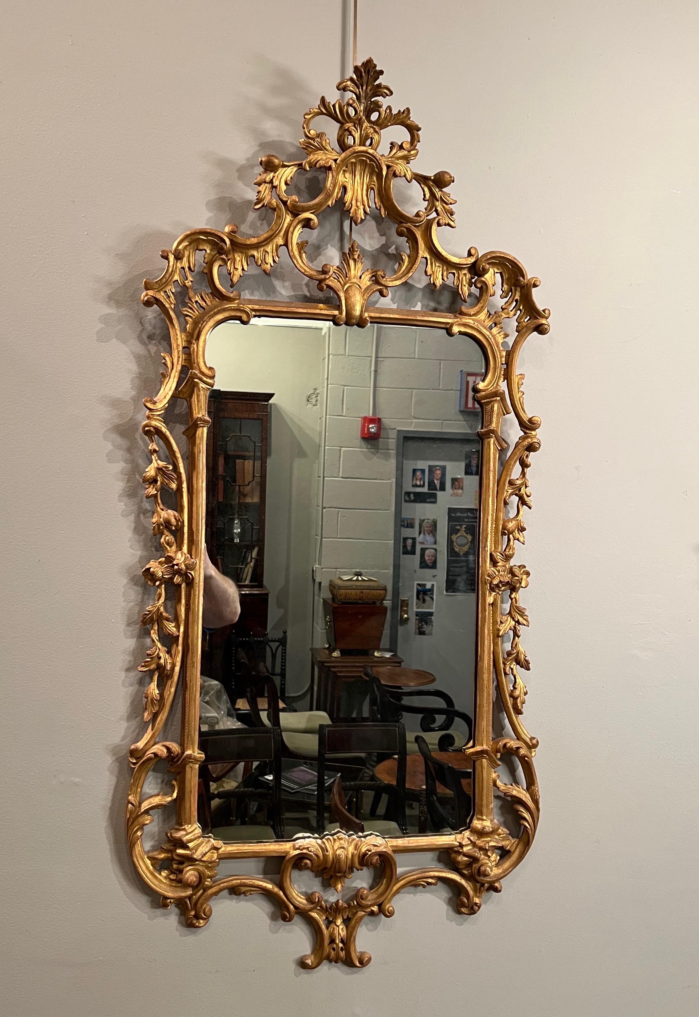 George III Style GiltWood Mirror at 1stDibs