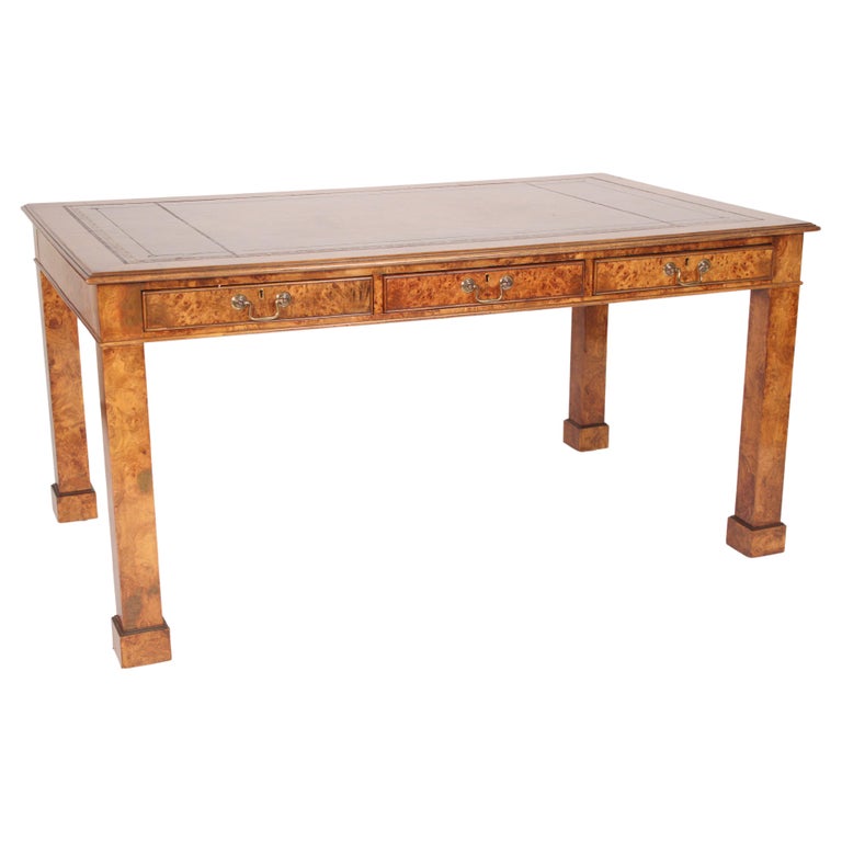 George III Style Partners Writing Table For Sale at 1stDibs