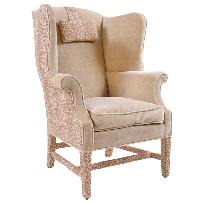 Leather Library Chair at 1stDibs