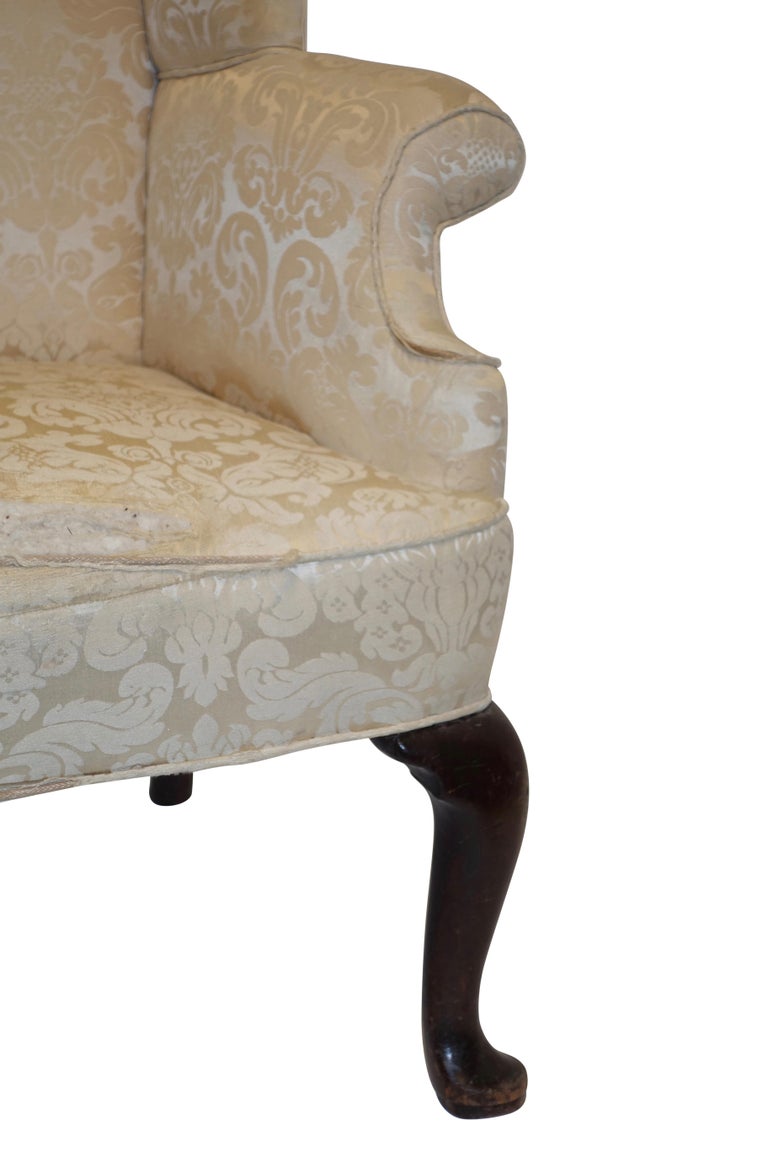 George III Wingback Chair, English, circa 1800 For Sale at 1stDibs