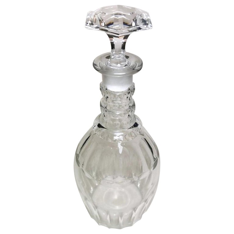 George IV Bottle Decanter English Crystal Cut Bottle at 1stDibs