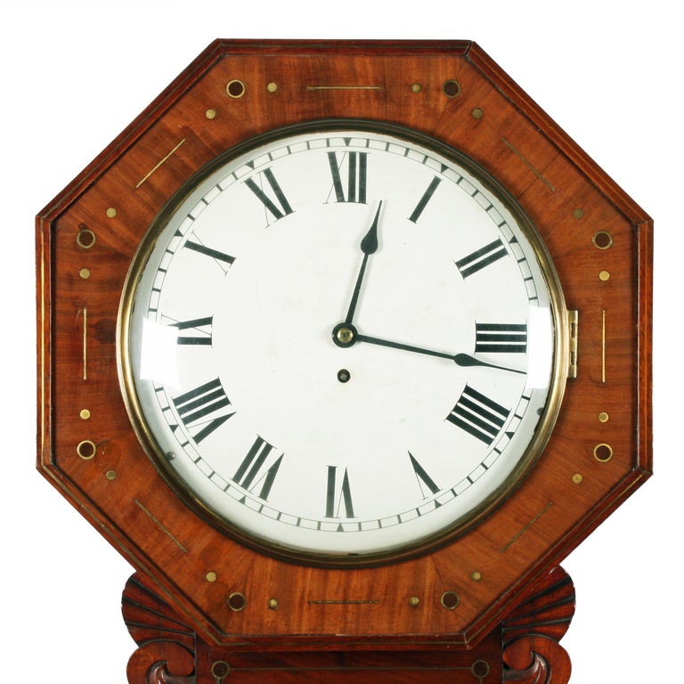 George IV Fusee Wall Clock For Sale at 1stDibs
