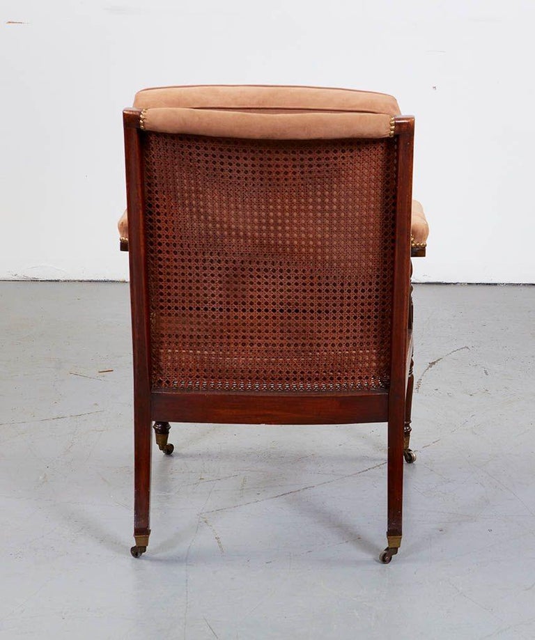 George IV Library Chair with Reading Arm For Sale at 1stDibs