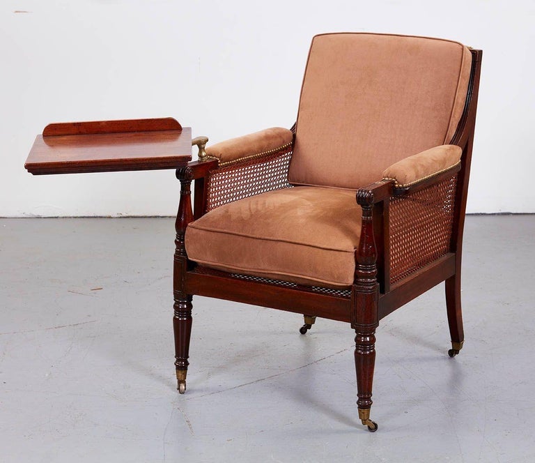 George IV Library Chair with Reading Arm For Sale at 1stDibs