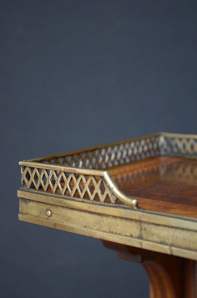 George IV Mahogany Console Table of Narrow Proportions For Sale at 1stDibs