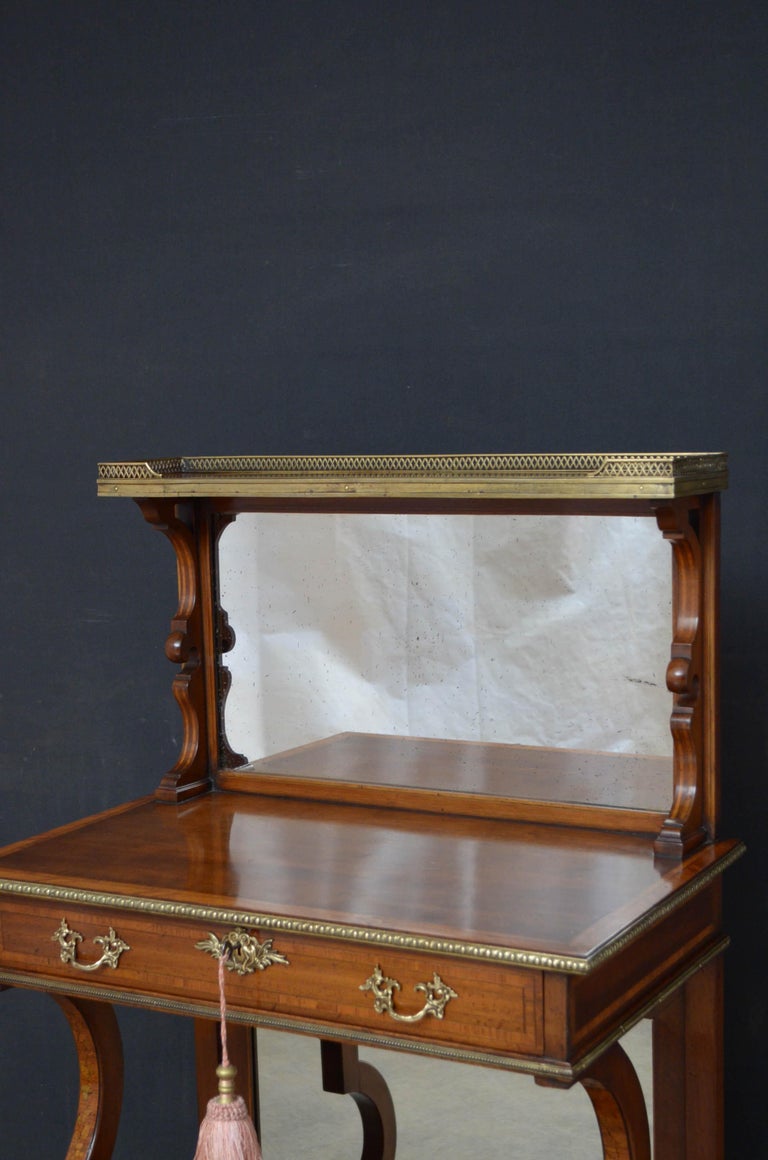 George IV Mahogany Console Table of Narrow Proportions For Sale at 1stDibs