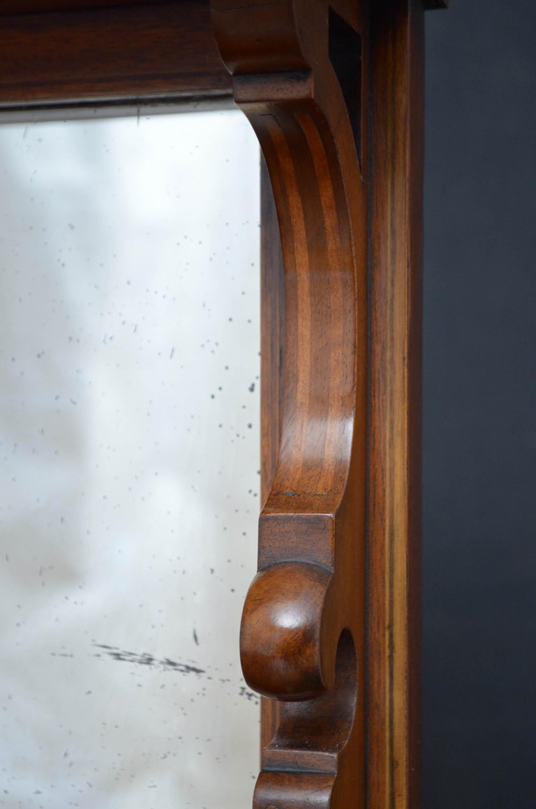George IV Mahogany Console Table of Narrow Proportions For Sale at 1stDibs