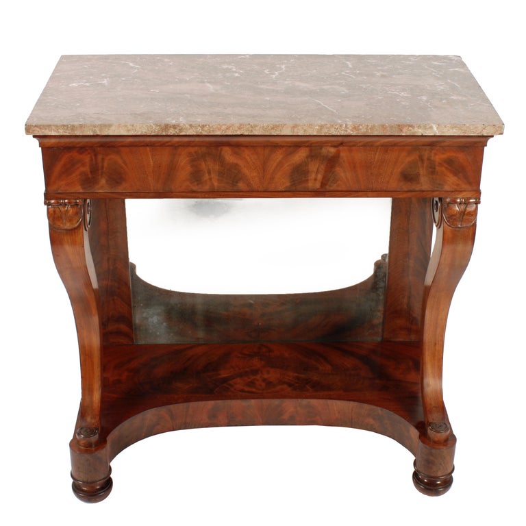 George IV Marble-Top Console Table at 1stDibs