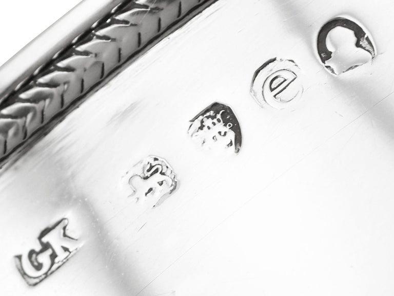 George Knight Antique Sterling Silver Wine Funnel at 1stDibs