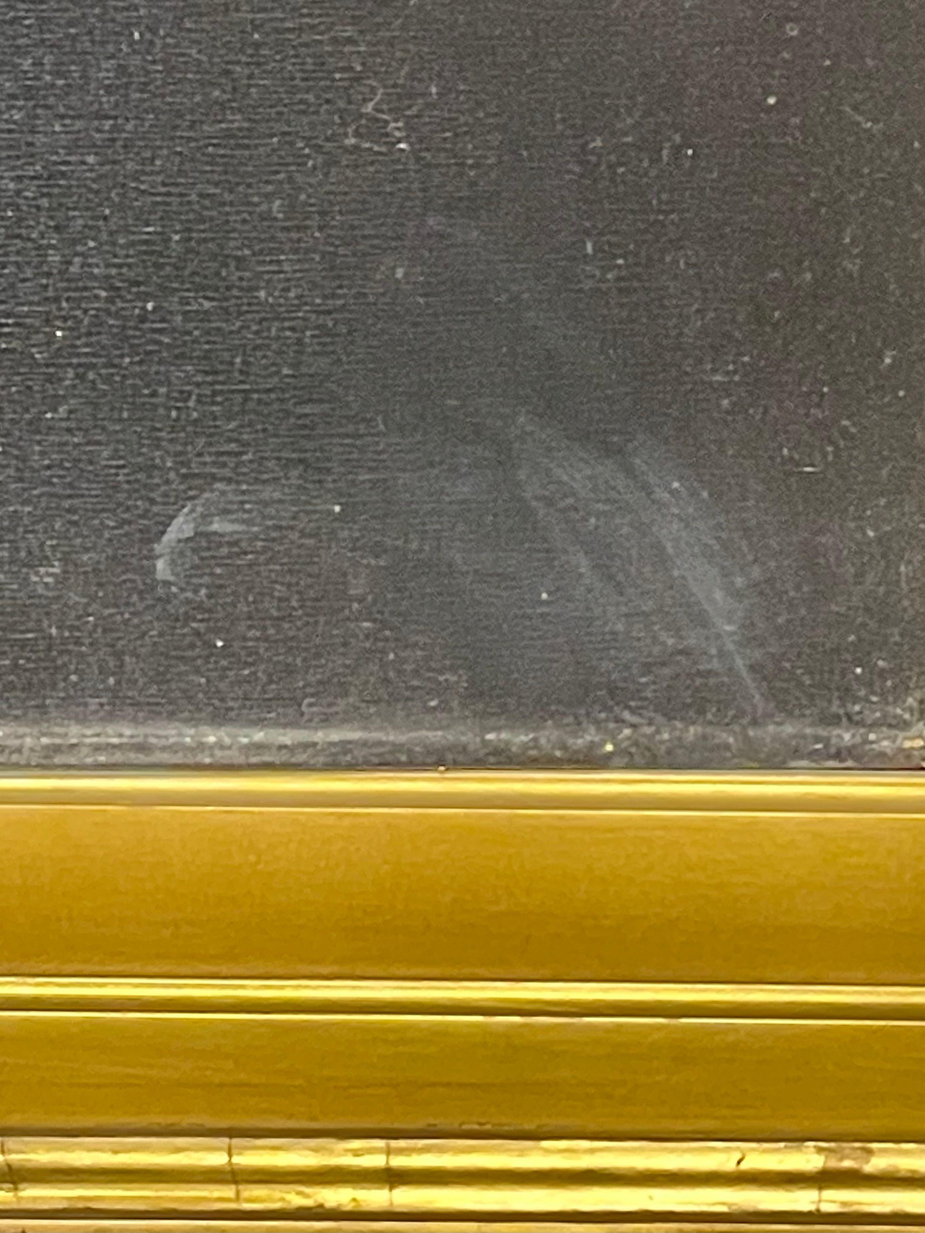 George Lambdin, 19th Century Oil on Board of "Milk Weed" in Gilt Frame ...