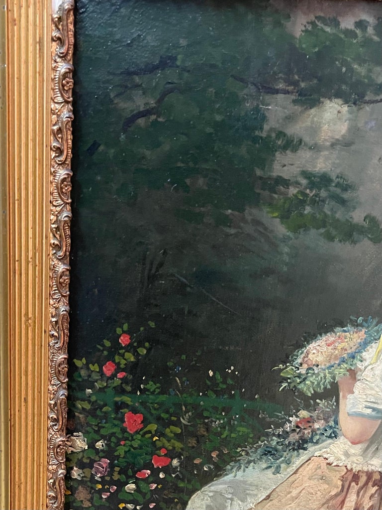 George Lance Period Signed Picture Portrait For Sale at 1stDibs