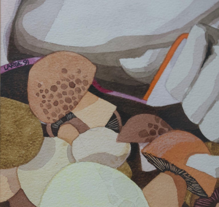 George Large - George Large, The Fungi Collectors, Cubist art For Sale ...