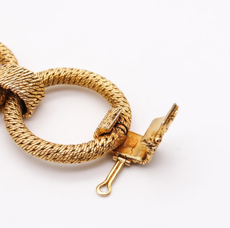 George L'Enfant 1970 Paris for Rolex SA Braided Bracelet Watch 18Kt ...