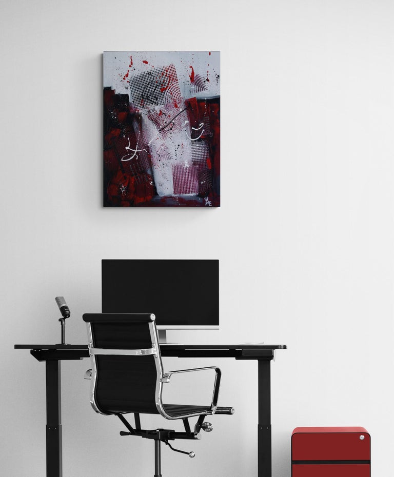 George Marlowe - Too Many Windows, Original Signed Contemporary Black ...