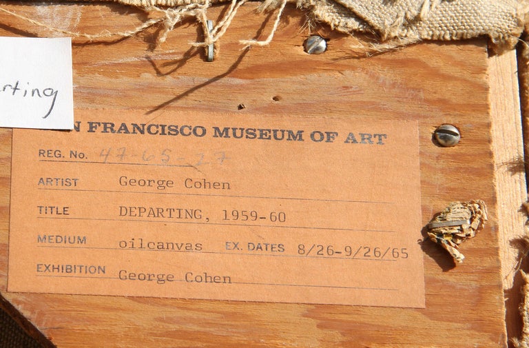 George Marshal Cohen - Departing, Large Figurative Expressionist ...