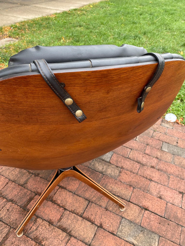 George Mulhauser “Mr” Chair and Ottoman For Sale at 1stDibs