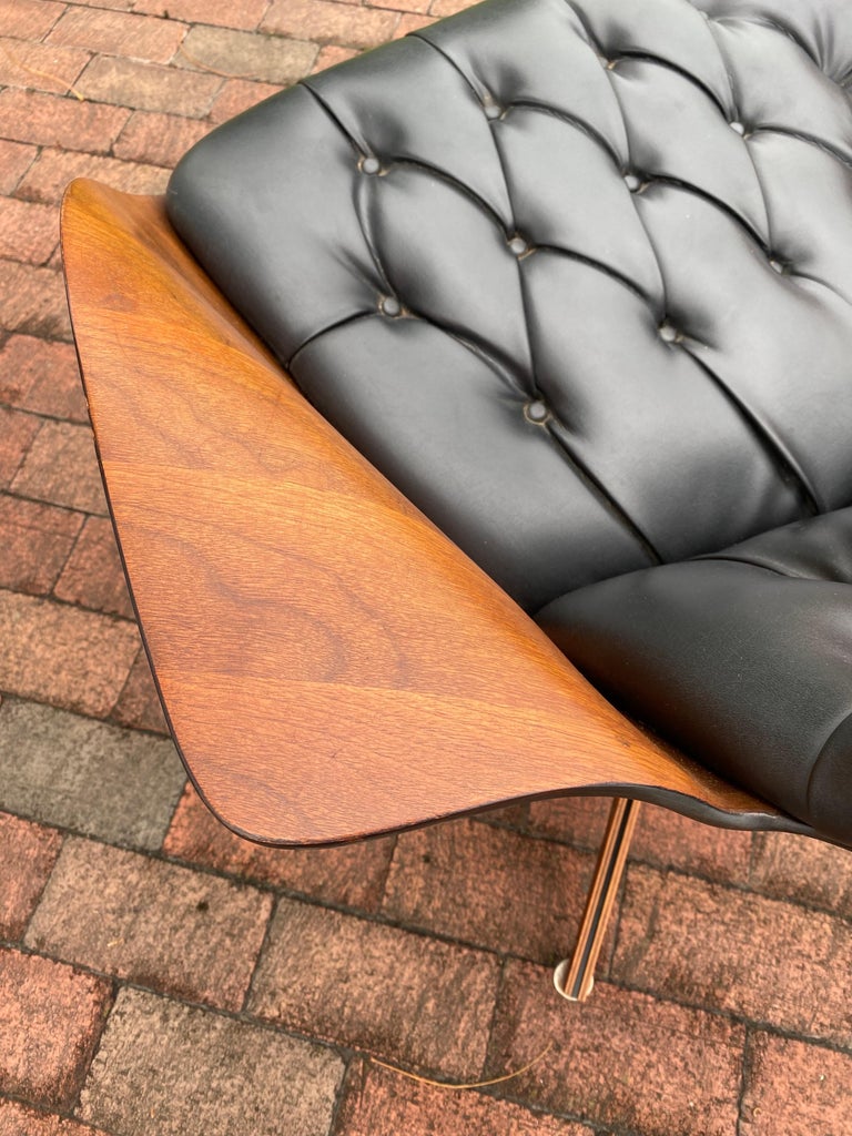 George Mulhauser “Mr” Chair and Ottoman For Sale at 1stDibs