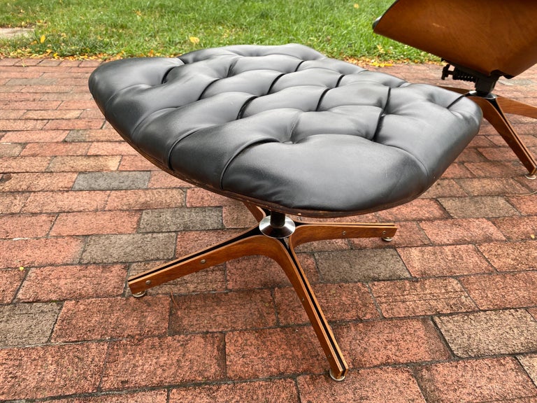 George Mulhauser “Mr” Chair and Ottoman For Sale at 1stDibs
