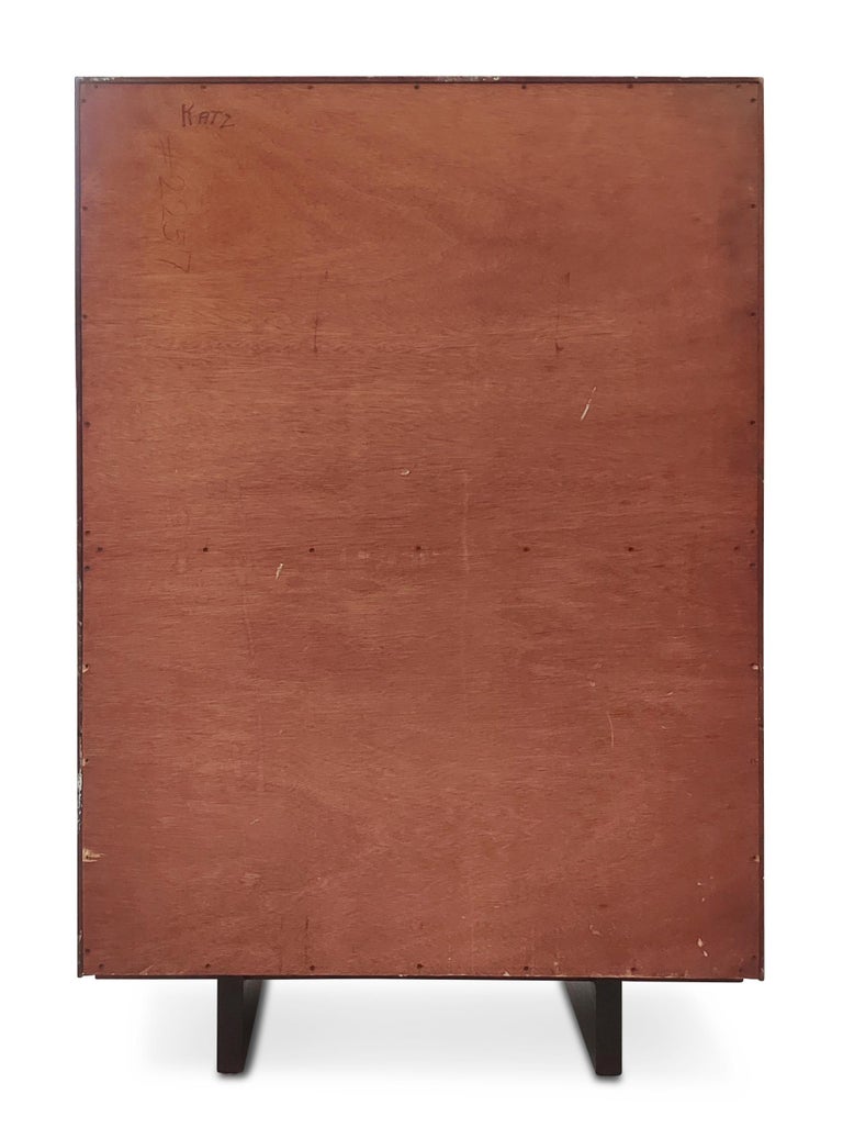 Commode George Nakashima en noyer noir avec menuiserie à queue d'aronde ...