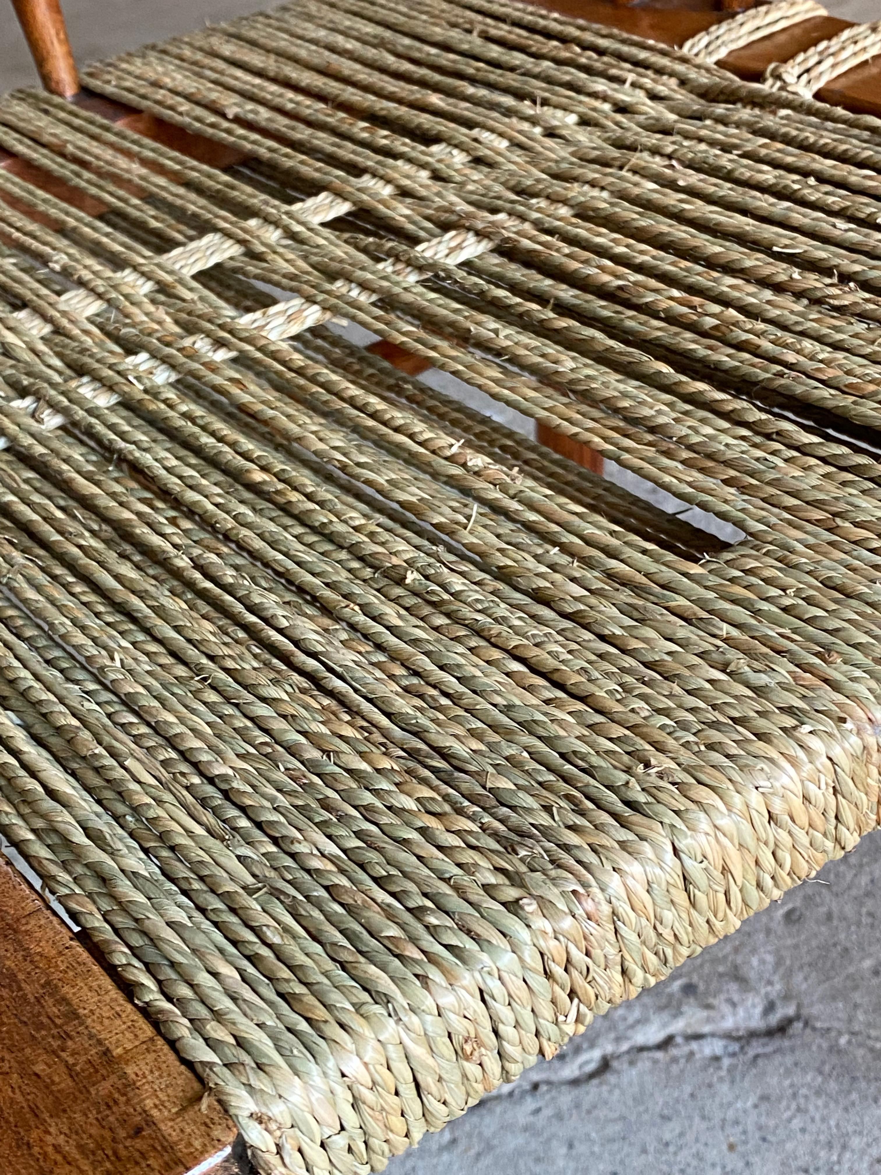 George Nakashima Grass Seated Teak Chair India, circa 1964 For Sale at ...