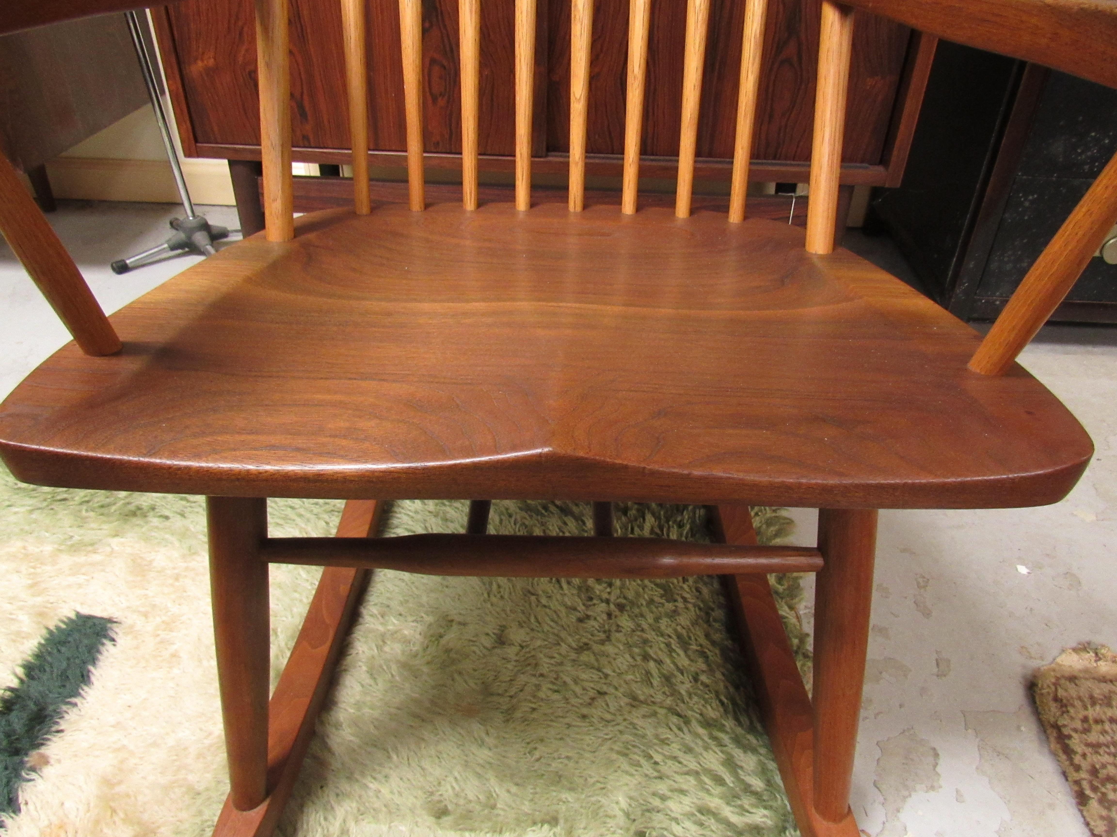 George Nakashima "New" Chair Rocker For Sale at 1stDibs | nakashima ...