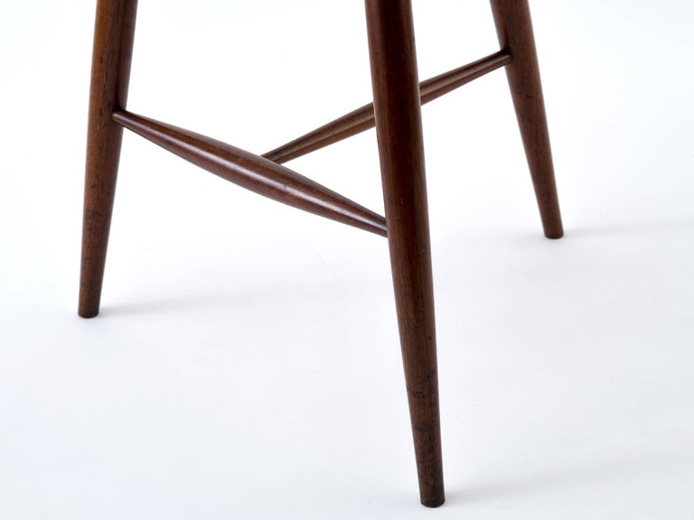 George Nakashima Rare Stool in Walnut, 1960s at 1stDibs