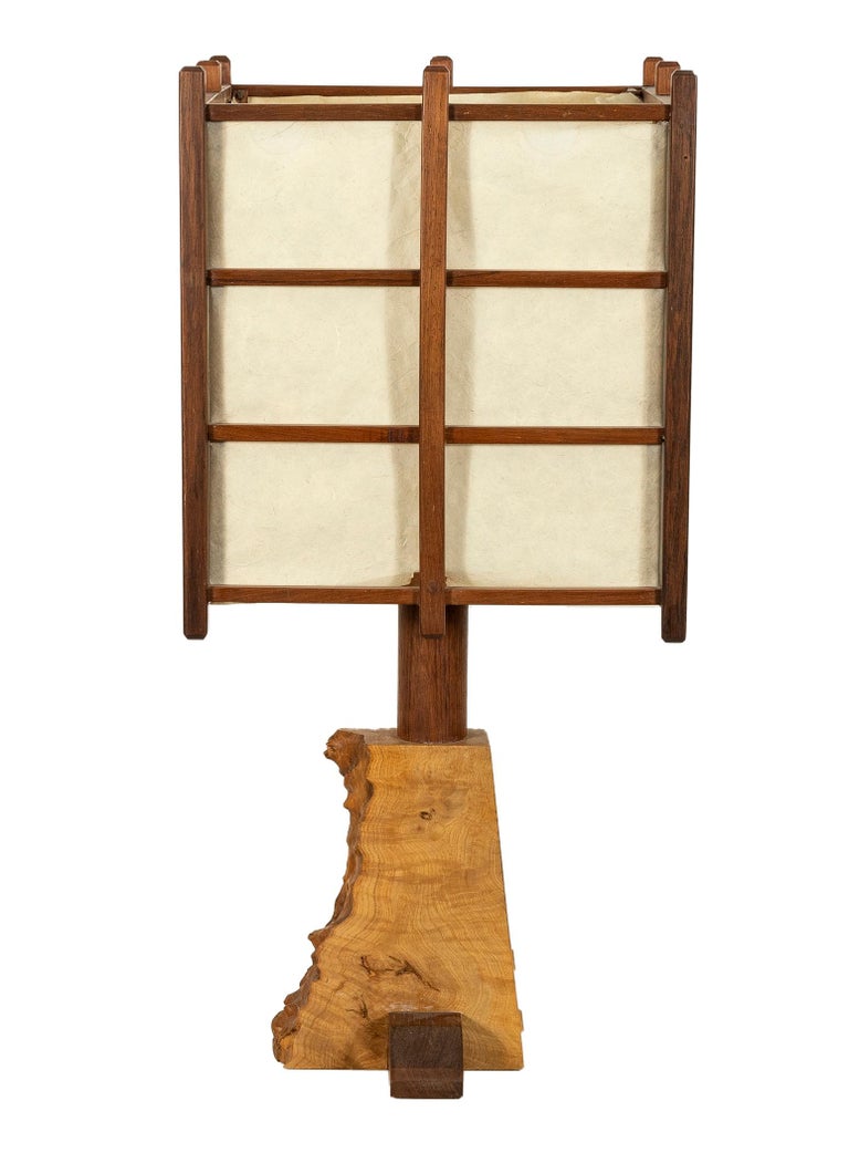 George Nakashima Style Table Lamp For Sale at 1stDibs | george ...