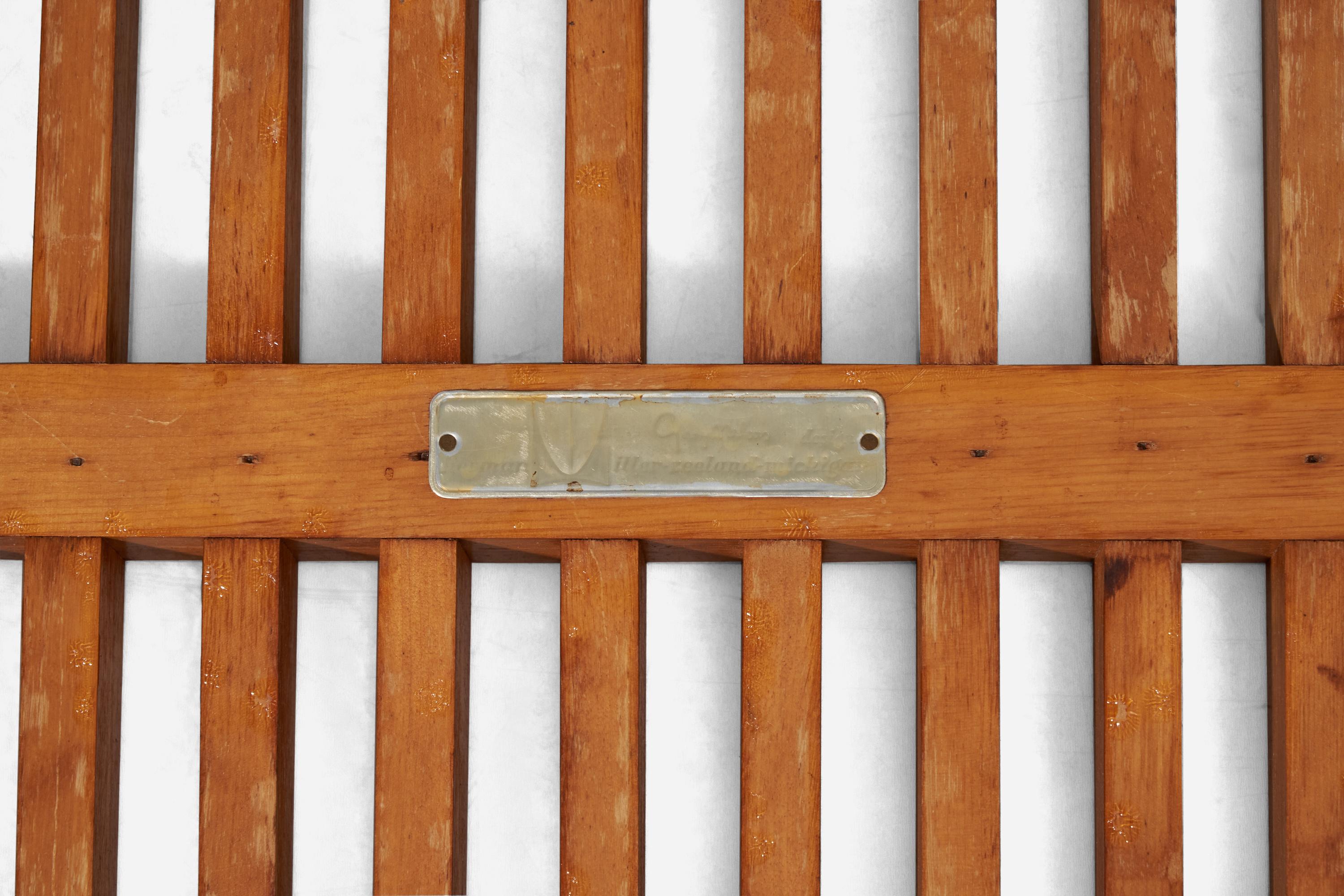 George Nelson, Bench, Metal, Maple, United States, 1940s For Sale at ...