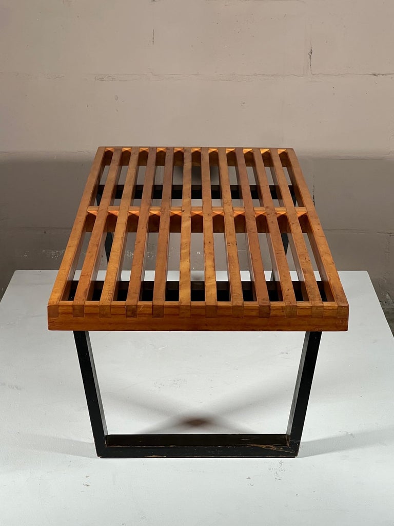 George Nelson Classic Slat Bench at 1stDibs