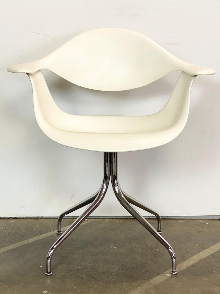 George Nelson for Herman Miller DAF Swag Leg Armchair at 1stDibs