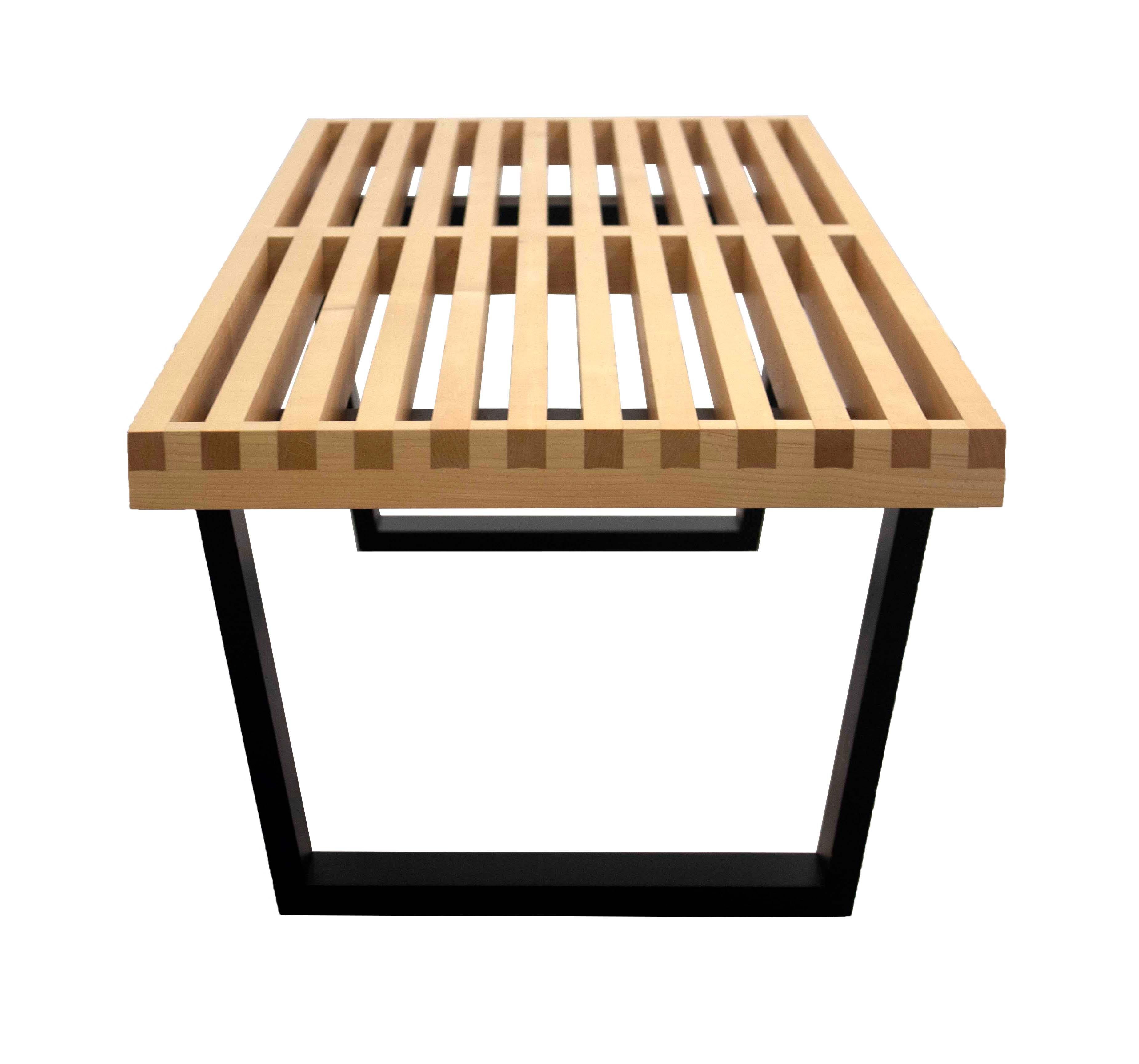 George Nelson for Herman Miller DWR Slat Bench at 1stDibs