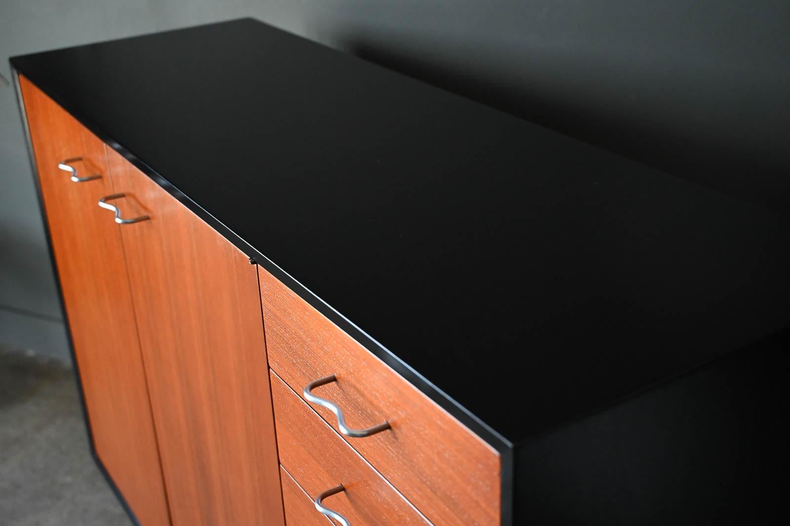 George Nelson for Herman Miller Large Two Tone Cabinet, ca. 1950 For ...