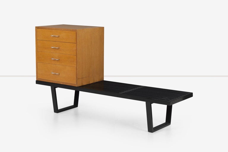 George Nelson for Herman Miller Platform Bench with Four Drawer Chest ...
