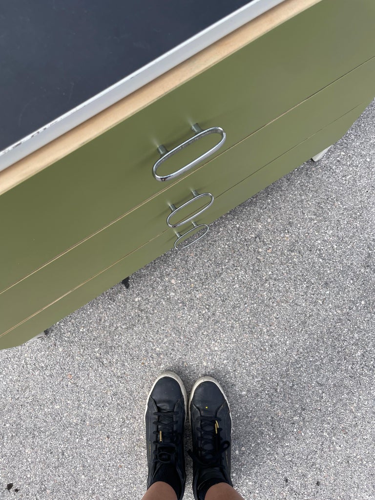 George Nelson for Herman Miller Steel Case Series Chest of Drawers Mid ...