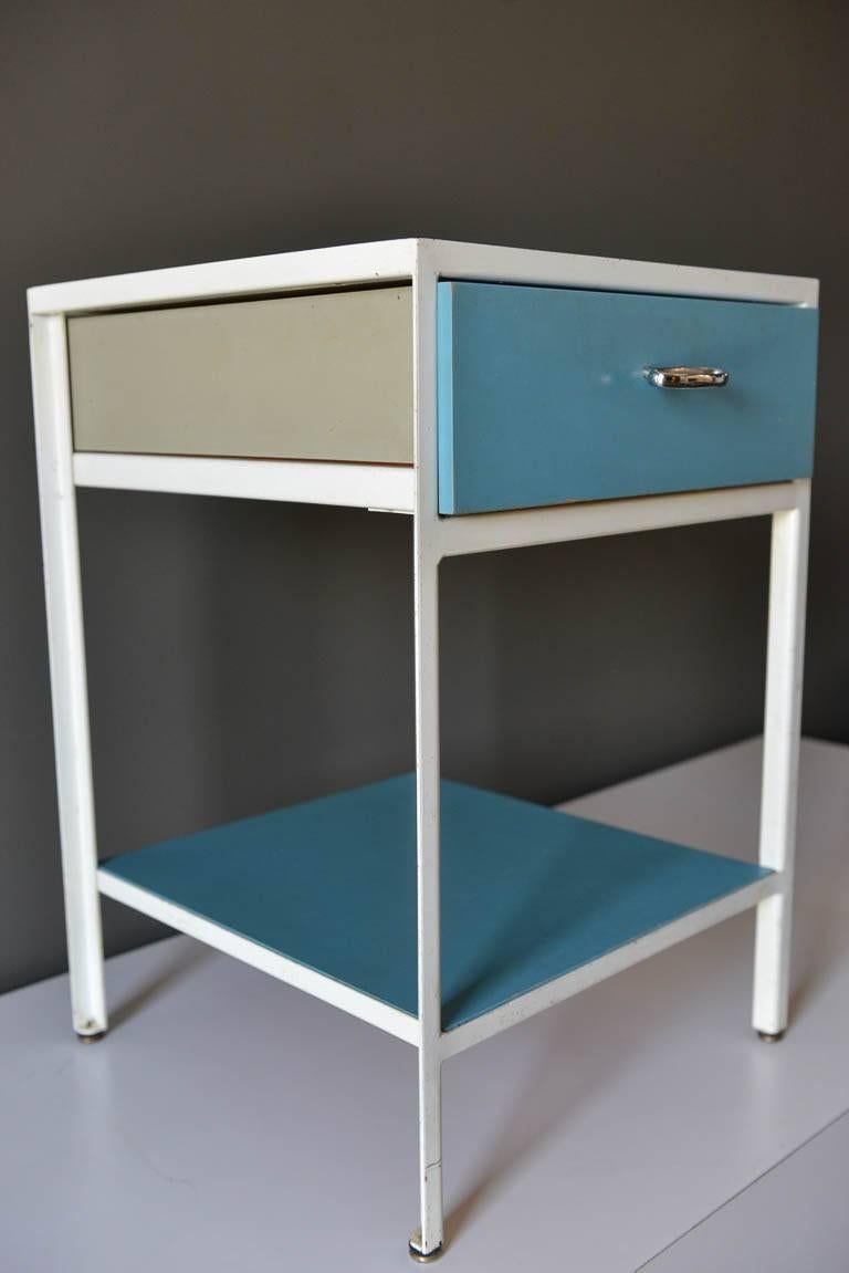 George Nelson for Herman Miller Steel Frame Nightstand, circa 1960 at ...