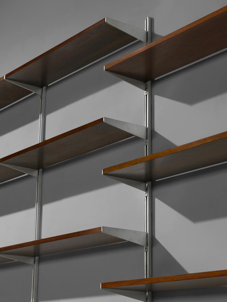George Nelson for Herman Miller Wall Unit in Walnut For Sale at 1stDibs