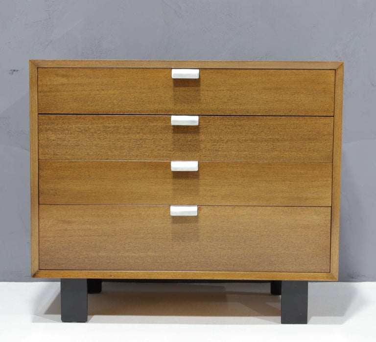 George Nelson for Herman Miller Walnut Chest of Drawers For Sale at 1stDibs