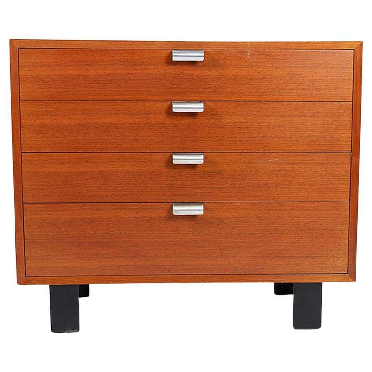 George Nelson for Herman Miller Walnut Drawer Chest For Sale at 1stDibs