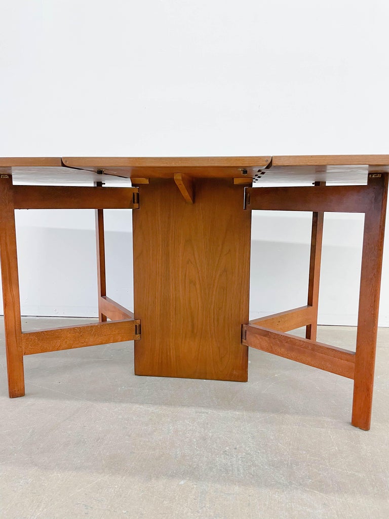 George Nelson Gate Leg Dining Table For Sale at 1stDibs